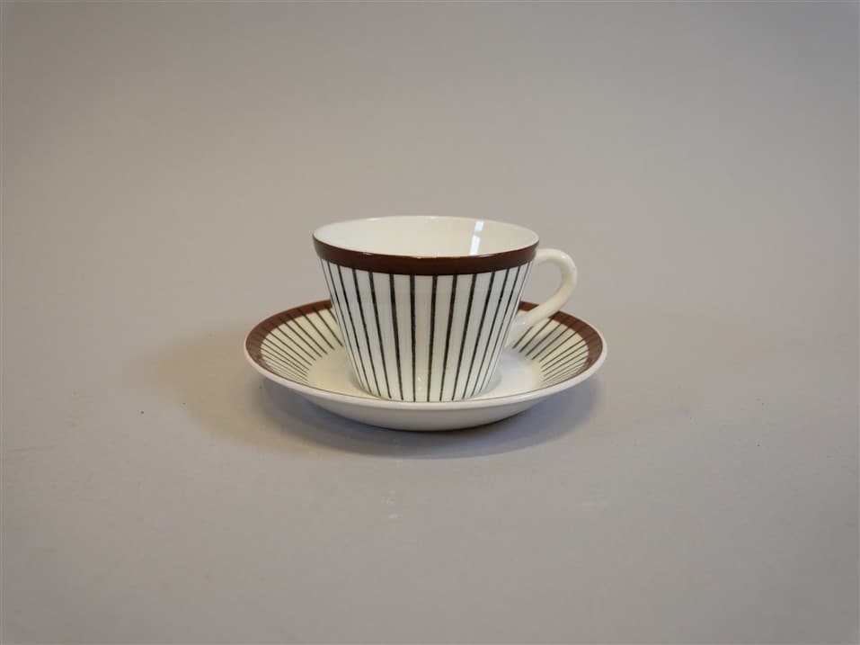 SPISA RIBB, Gustavsberg. Kaffekoppar 2 st. Design Stig Lindberg ...